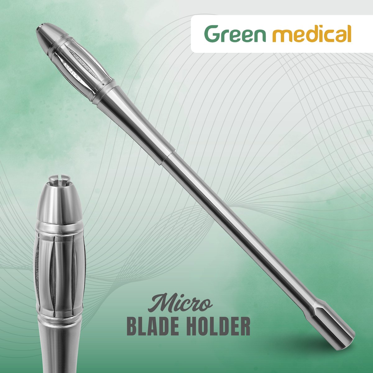 Dental Micro Blade Holder Stainless Steel Precision Surgical Instrumen ...