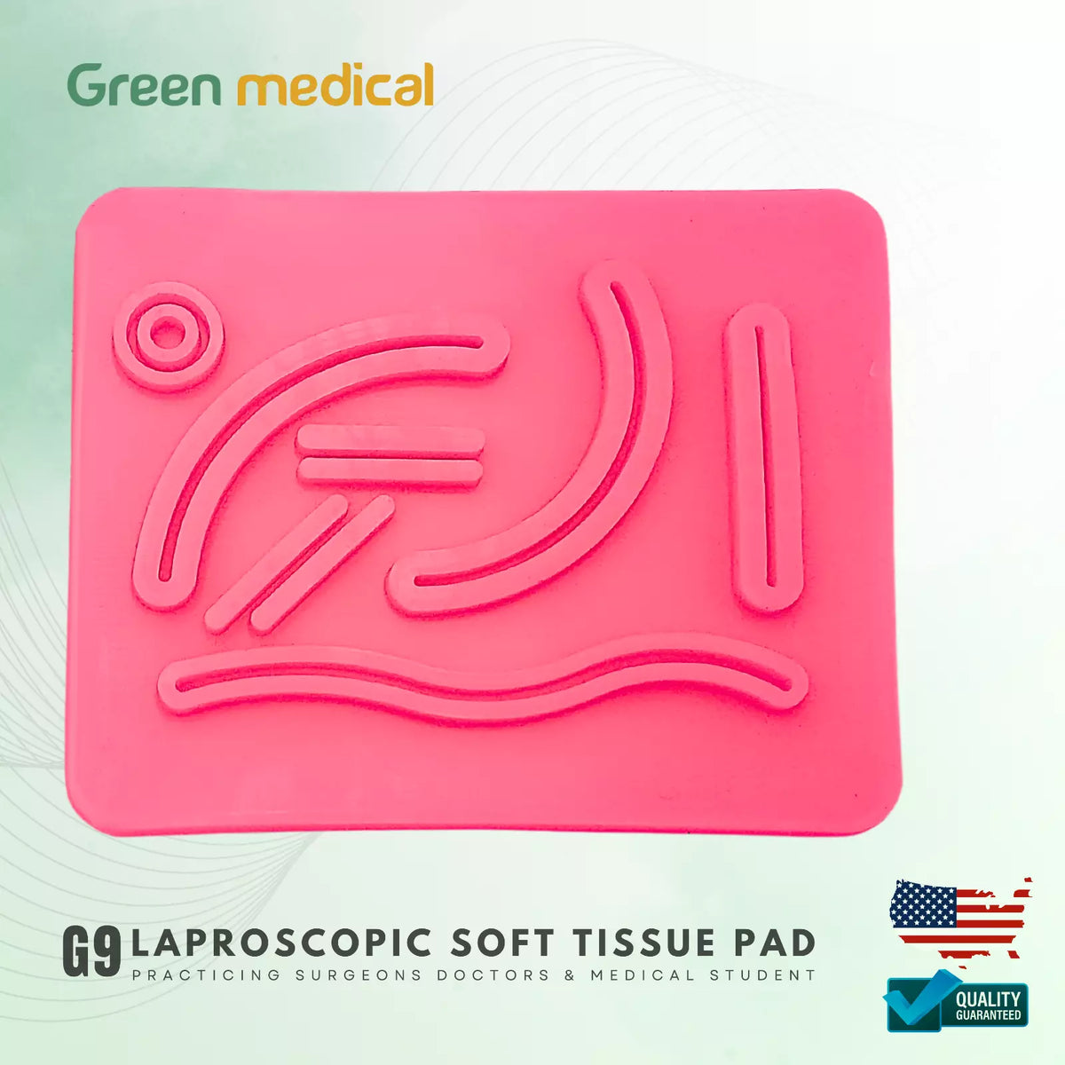 LAPROSCOPIC SOFT TISSUE Suture practice pad G9 for the medical student
