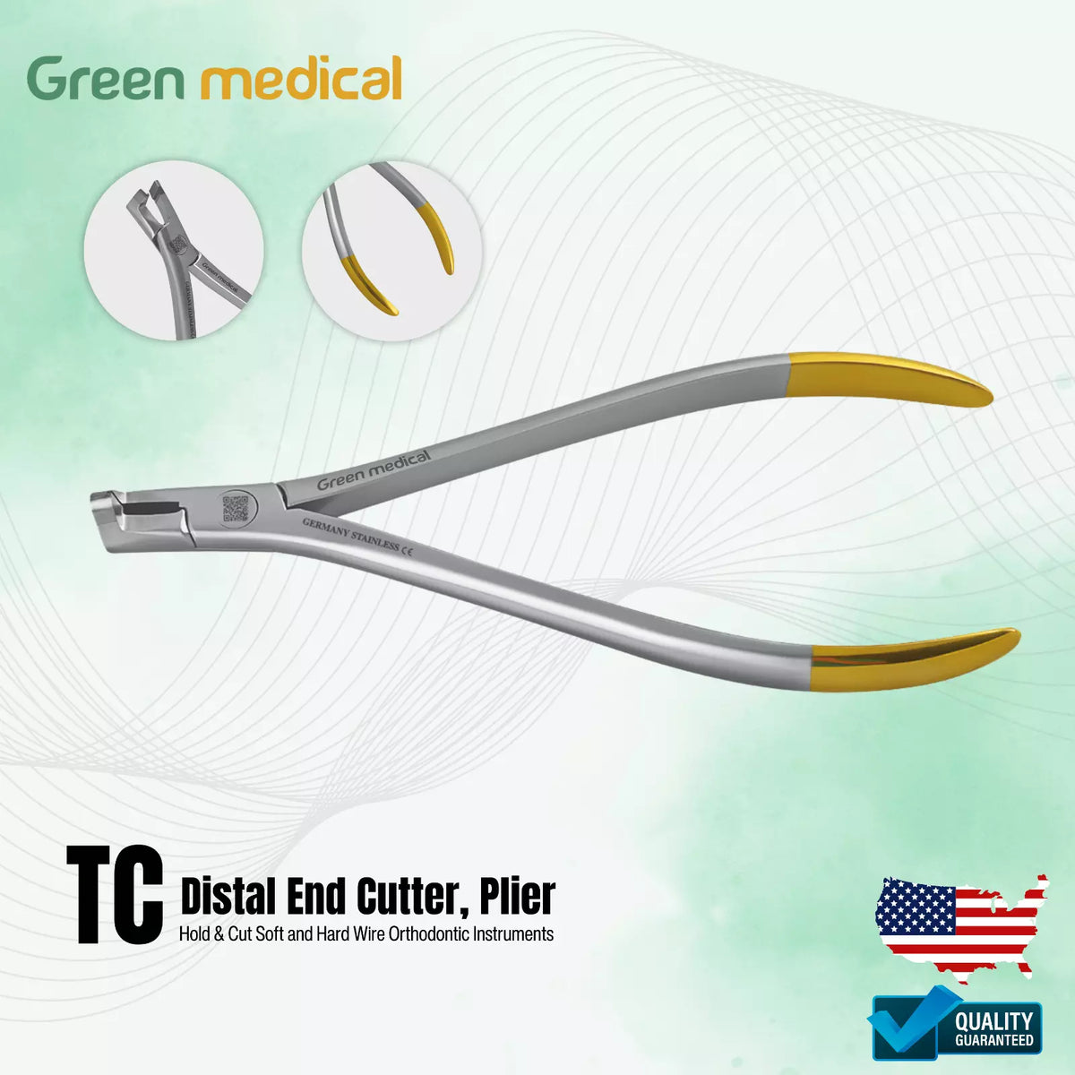 TC Distal End Cutter Plier Hold & Cut Soft and Hard Wire Orthodontic I ...