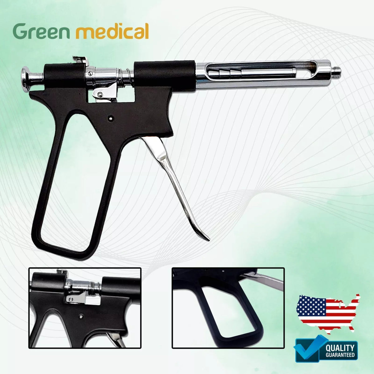 Dental Intraligamental Syringe Gun Style 1.8ml Anesthesia Dental Impla ...