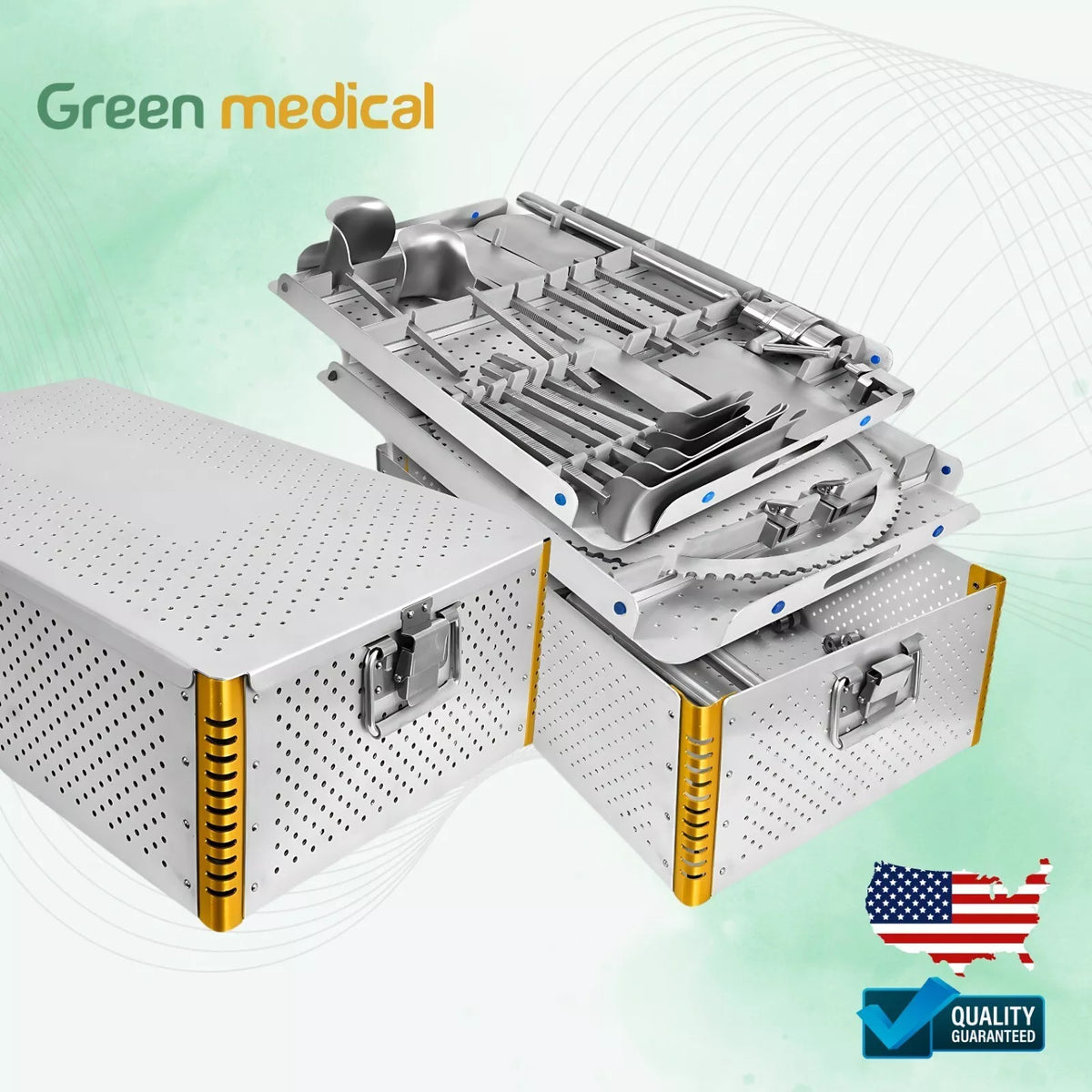 Book Walter Retractor Complete Set with Sterilization Case Premium Qua ...