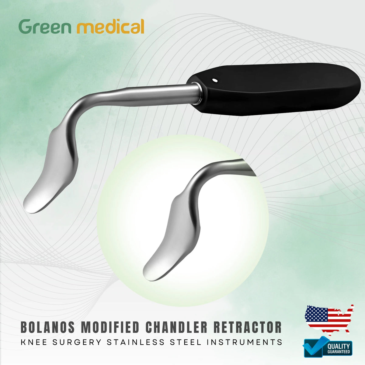 Bolanos Modified Chandler Retractor Knee Surgery Stainless Steel Ortho