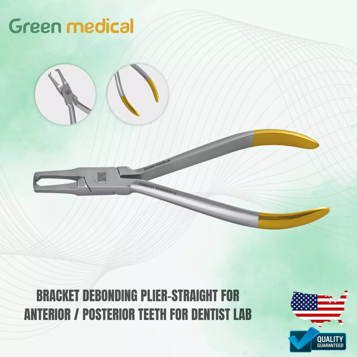 Bracket Debonding Plier-Straight For Anterior / Posterior Teeth For De ...