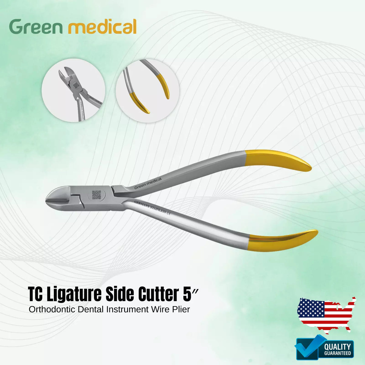 TC Ligature Side Cutter 5″ Orthodontic Dental Instrument Wire Plier ...