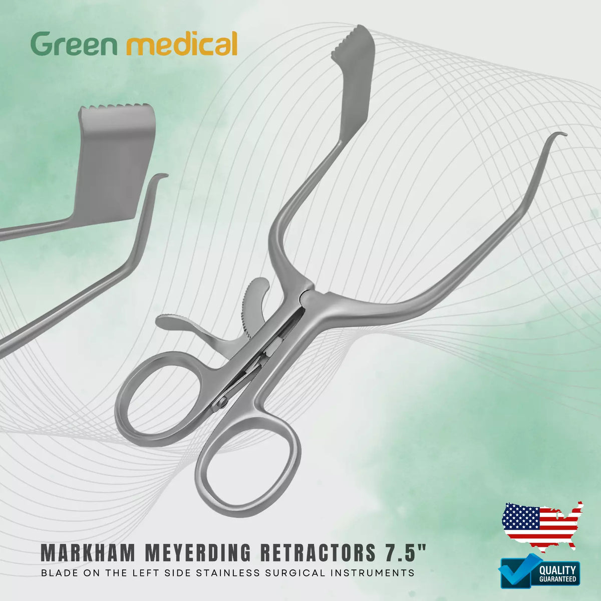 Markham Meyerding Retractors 7.5" Blade On The Left Surgical Instrumen ...