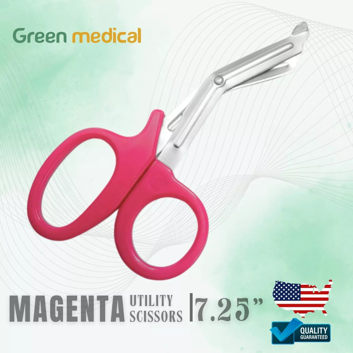 Medical Paramedic Nurse Pink Utility Scissors EMT / Trauma. Magenta ...